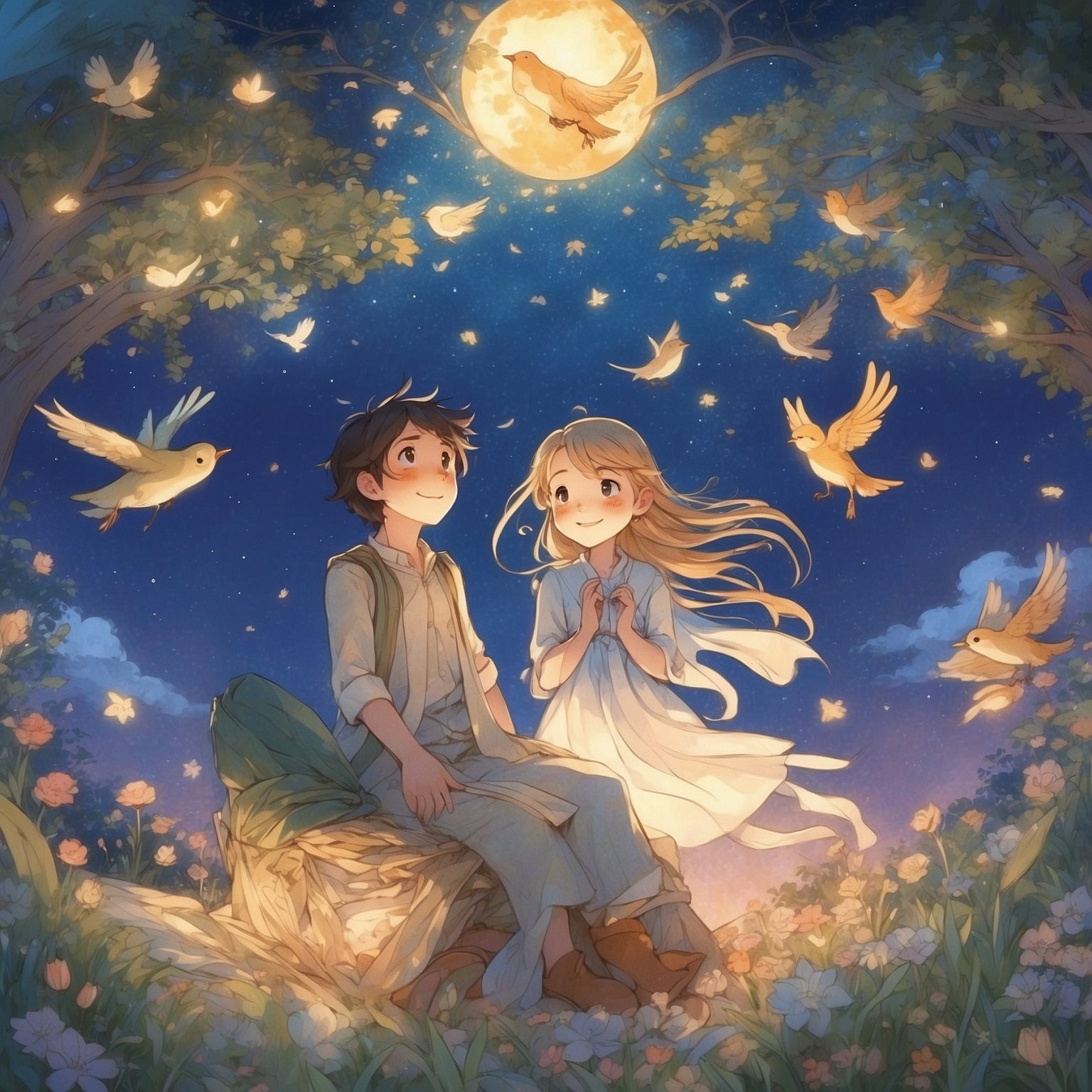 The Singing, Springing Lark - ChildrenBedStories.com